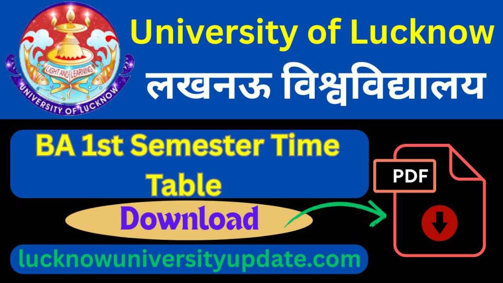 Exam Form - Lucknow University